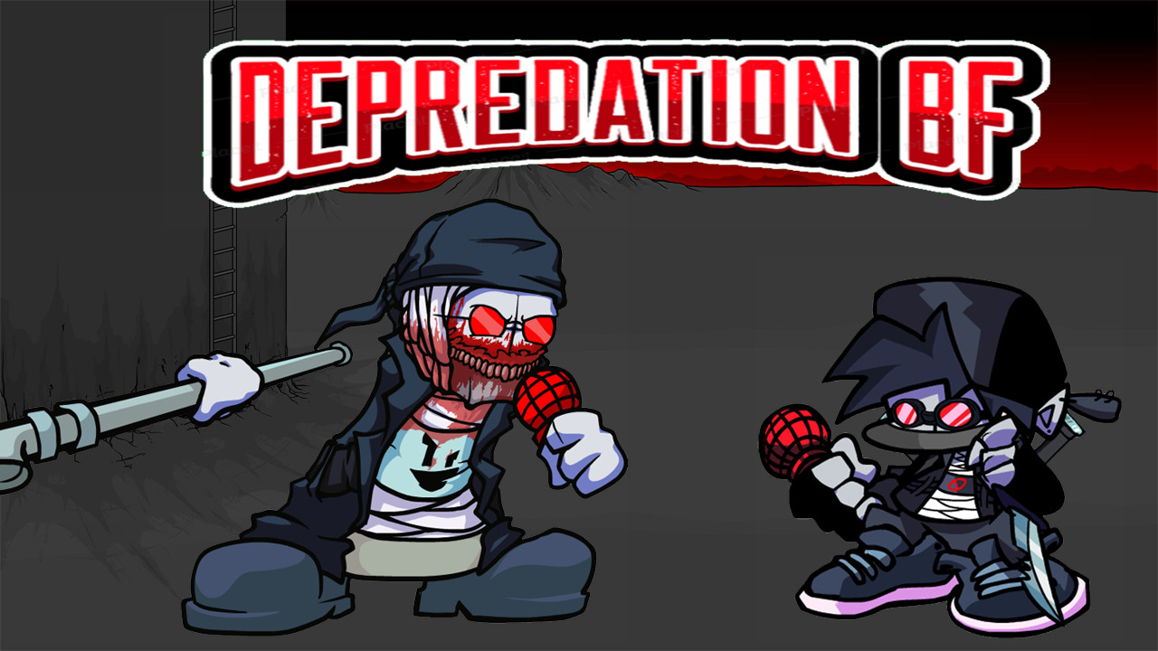Depredation BF skin Mod for Friday Night Funkin' | FNF Mods