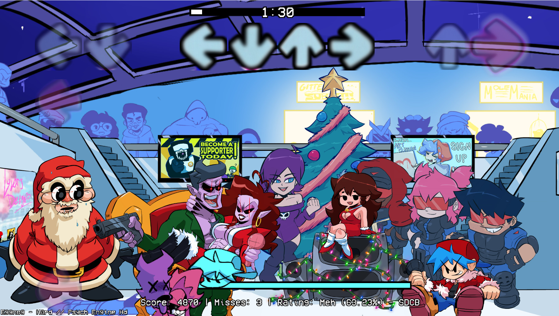 Friday Night Funkin' Hd But for psych engine Mod for Friday Night ...