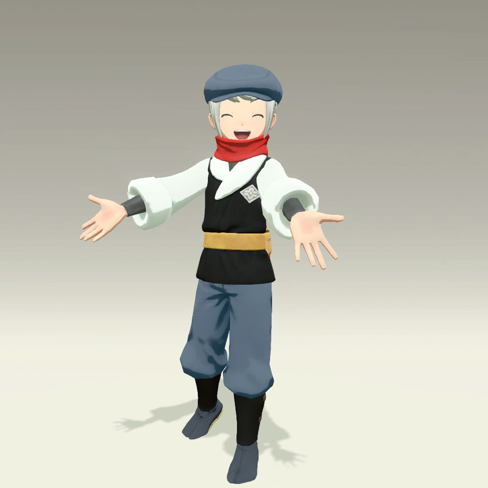 Black & White Survey Corps Addon Mod for Pokémon Legends: Arceus | PLA Mods