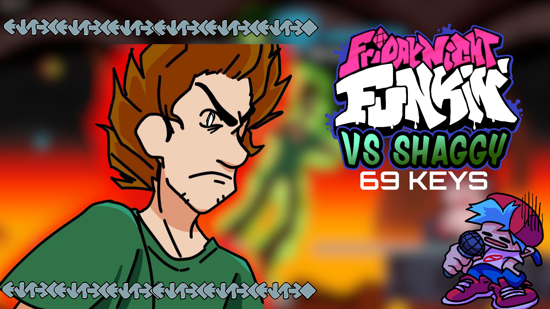 Shaggy 69 Keys Mod for Friday Night Funkin' | FNF Mods