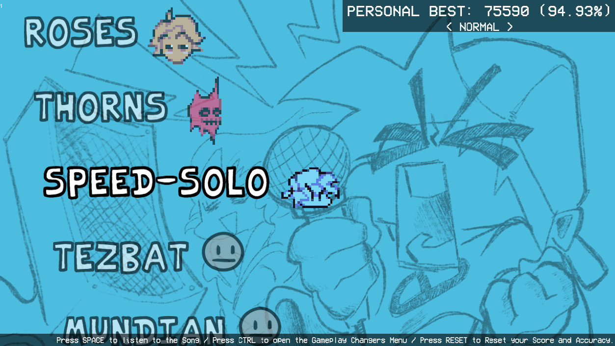 Speed Song (Solo) Mod for Friday Night Funkin' | FNF Mods