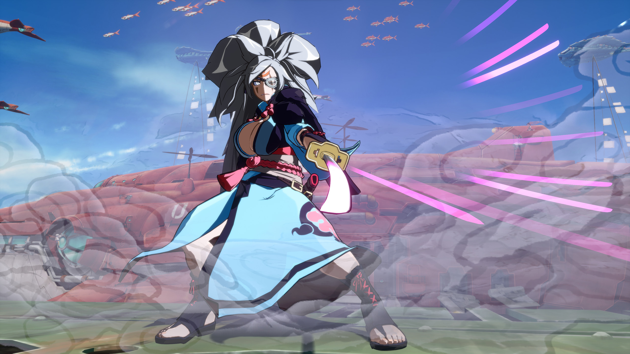 Samurai Shodown Baiken P2 Color Mod for GUILTY GEAR -STRIVE- | GGST Mods