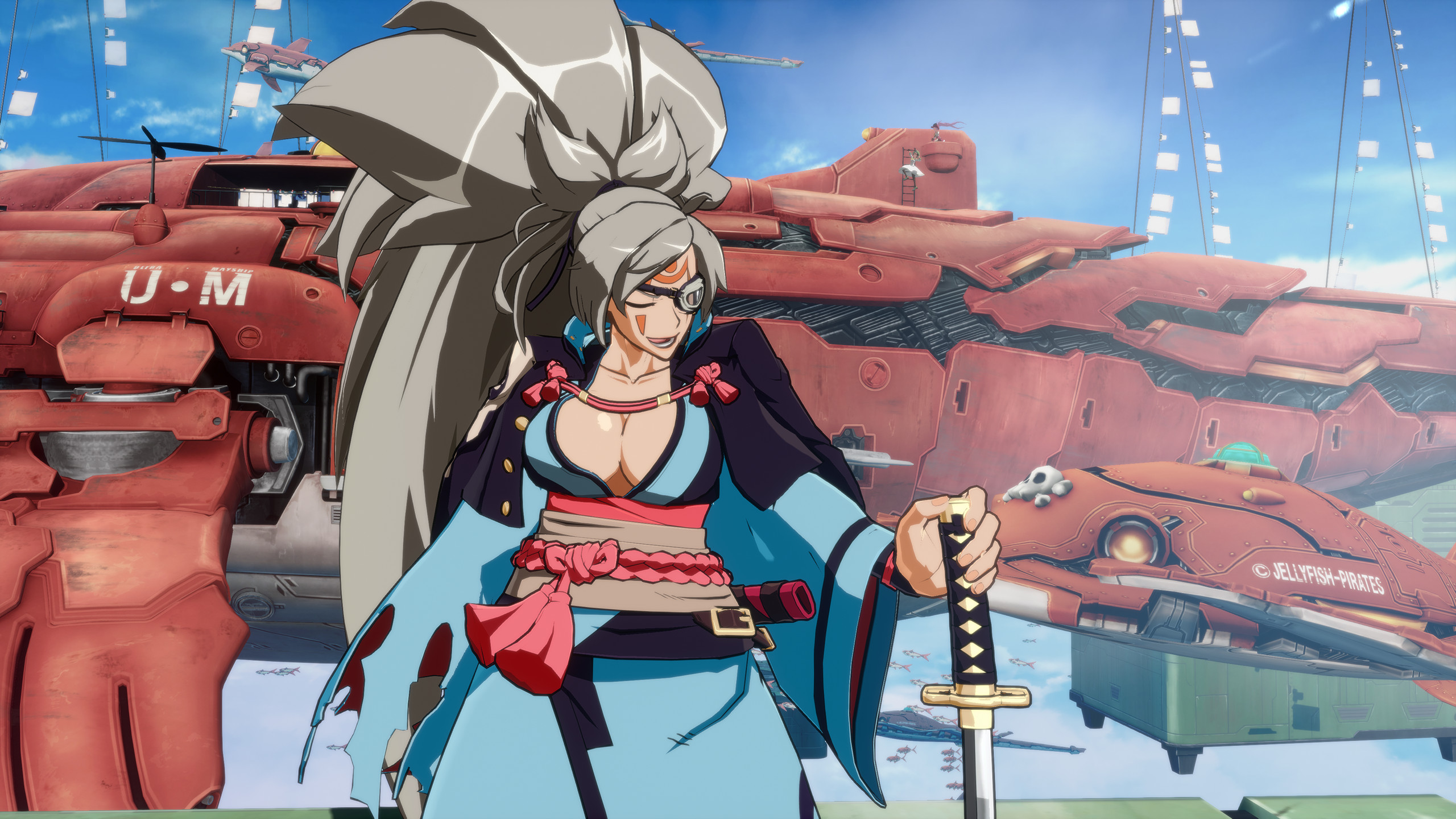 Samurai Shodown Baiken P2 Color Mod for GUILTY GEAR -STRIVE- | GGST Mods