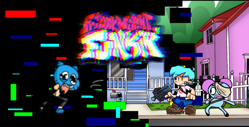 VS Gumball Glitch Mod for Friday Night Funkin' | FNF Mods