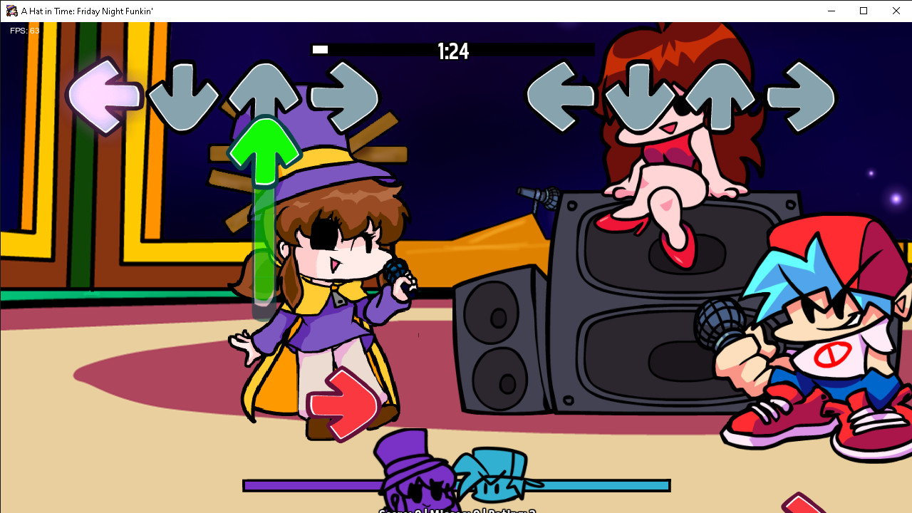 FNF-Vs.Hat Kid (fanmade anime version) Mod for Friday Night Funkin ...