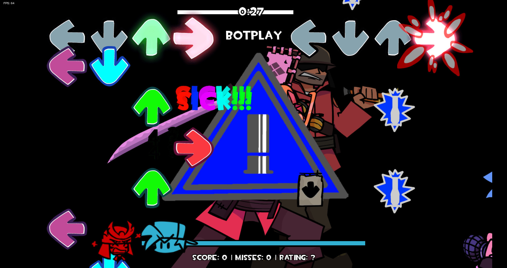 FNF Vs Mann Co Soldier Psych Engine Port Remaster Mod for Friday Night ...