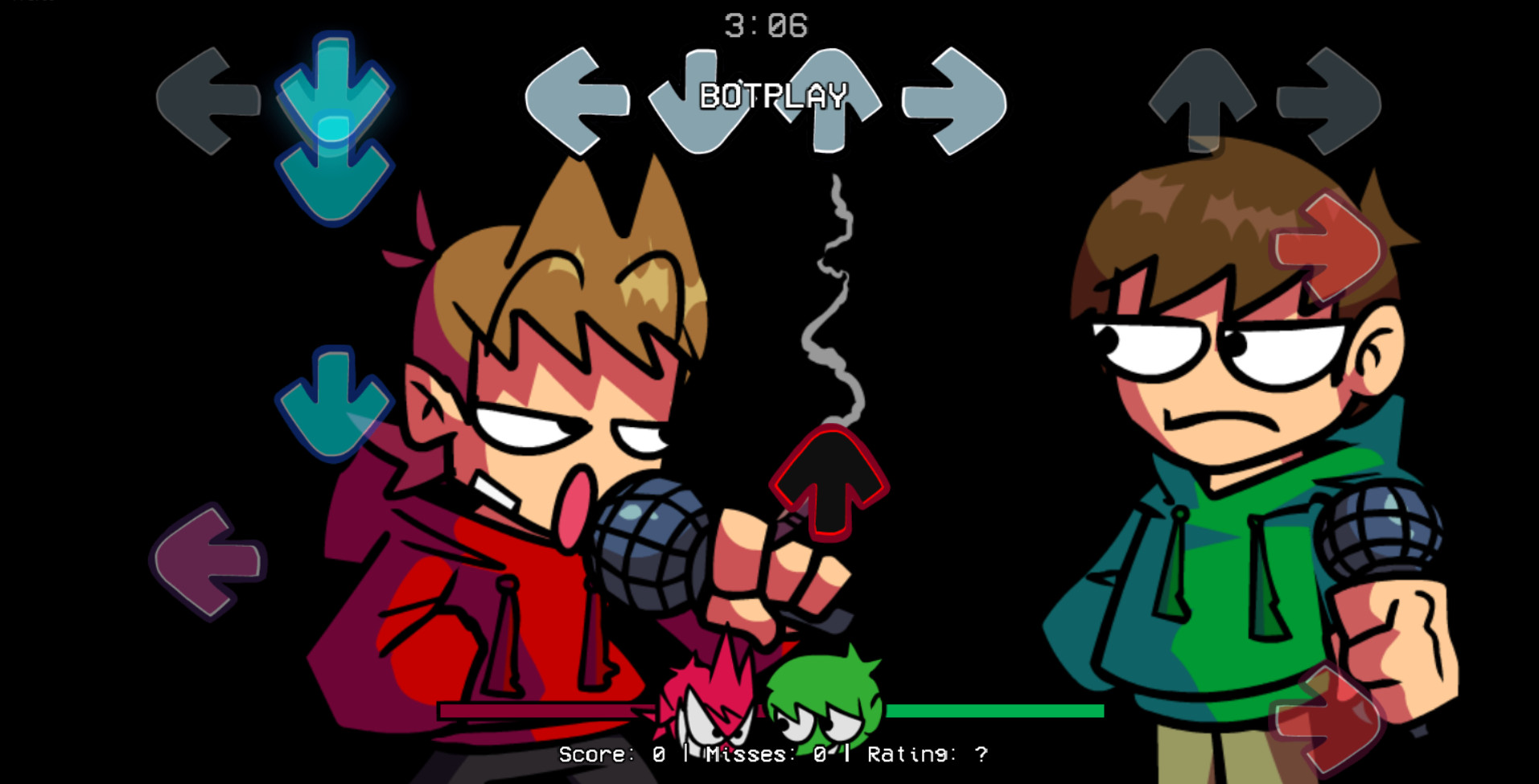 Confront-yourself Edd vs Tord Mod for Friday Night Funkin' | FNF Mods