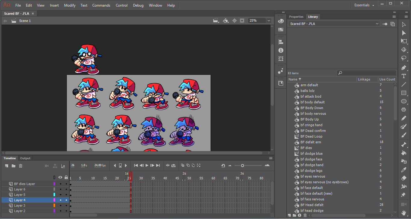 Scared/Nervous BF Mod for Friday Night Funkin' | FNF Mods