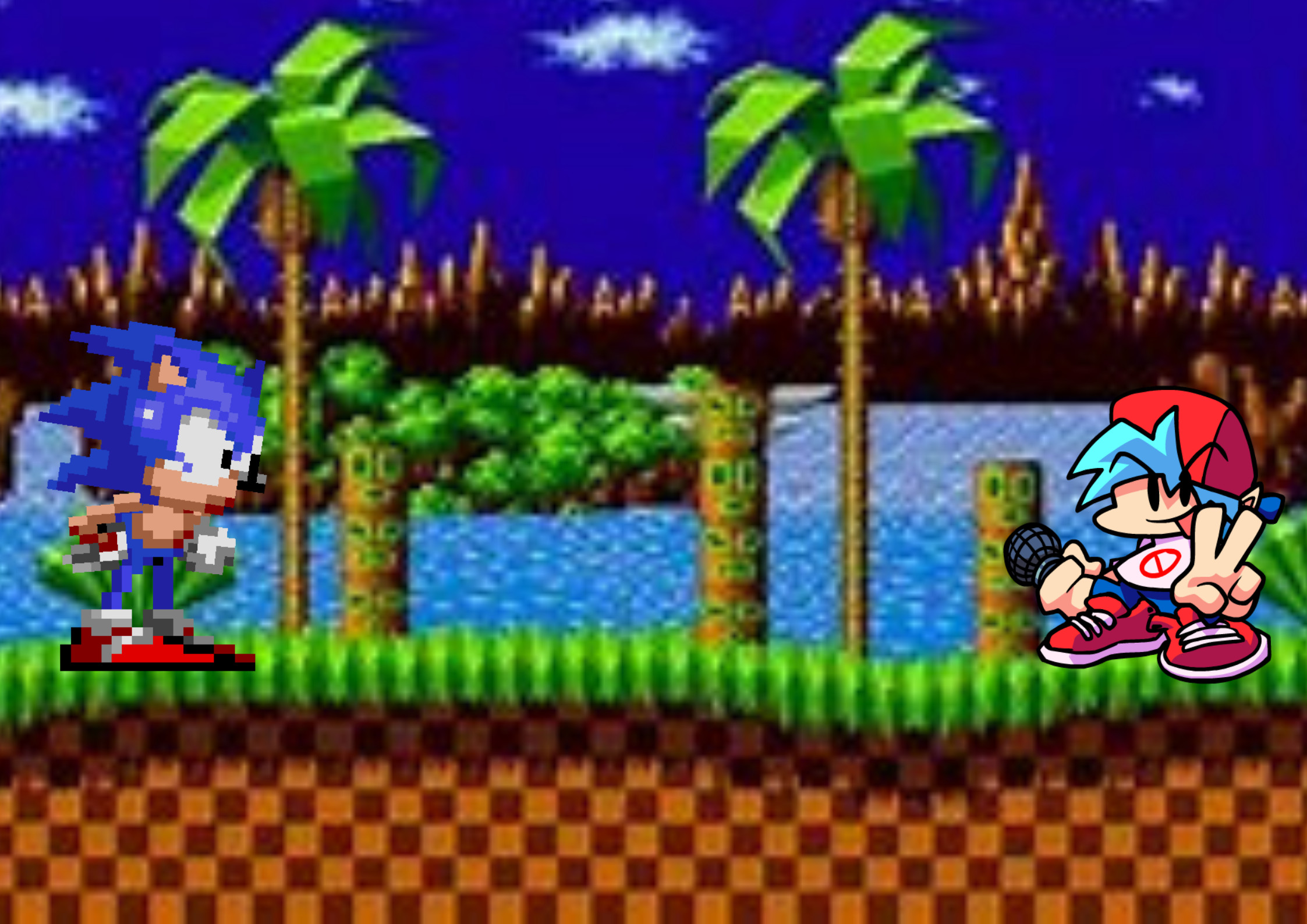 FNF Dorkly Sonic Rechart. Mod for Friday Night Funkin' | FNF Mods
