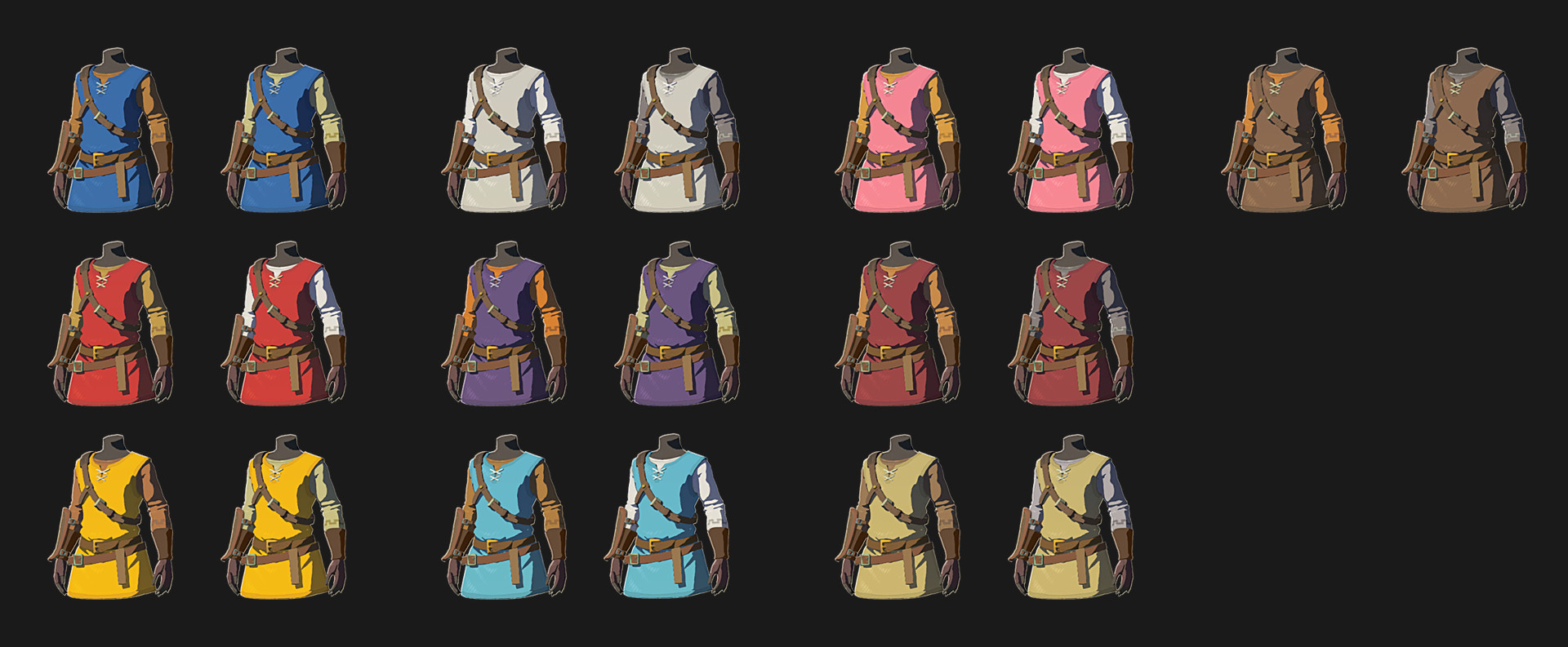 Tunic of the Wild Bracers and Sleeve options Mod for The Legend of ...