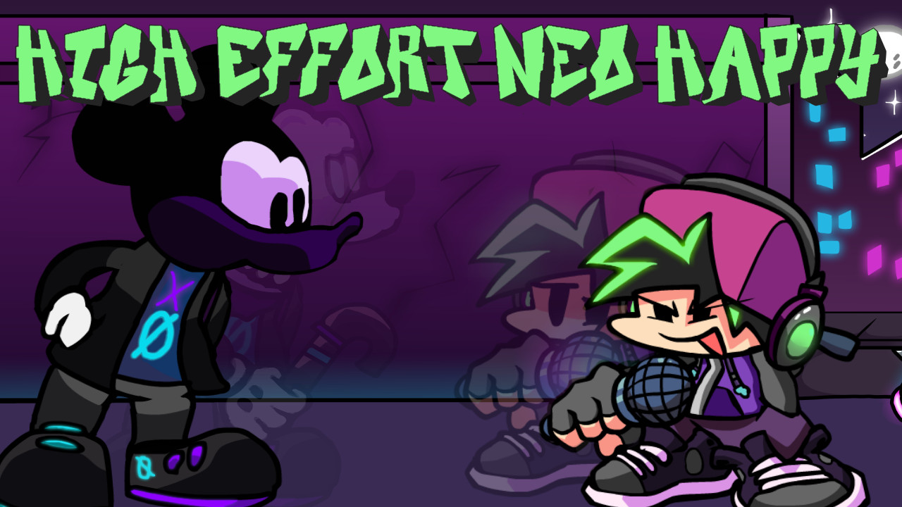 High Effort NEO Happy Mod for Friday Night Funkin' | FNF Mods