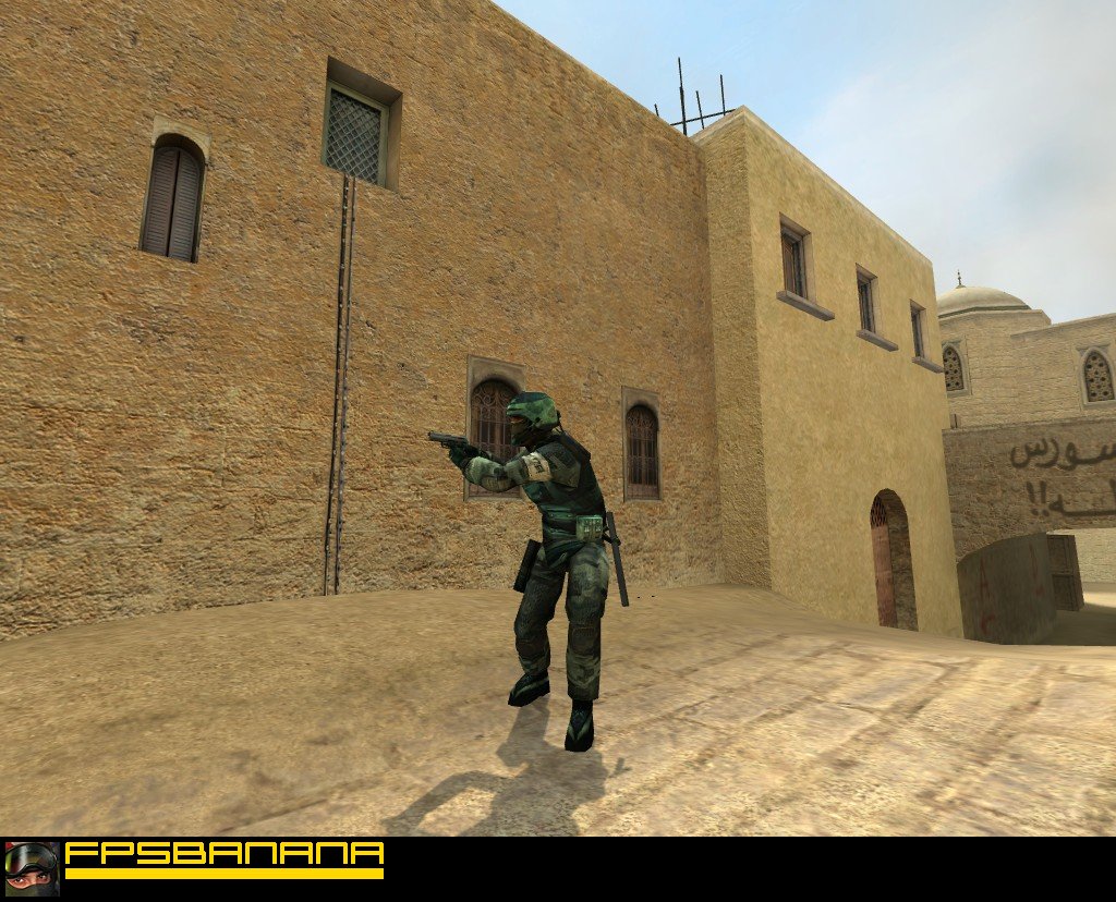 Blue & green camoed GSG9 Mod for Counter-Strike: Source | CS:S Mods