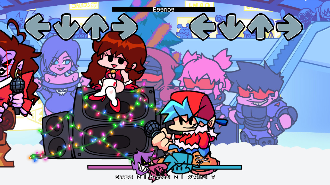 Christmas Girlfriend reskin I guess Mod for Friday Night Funkin' | FNF Mods