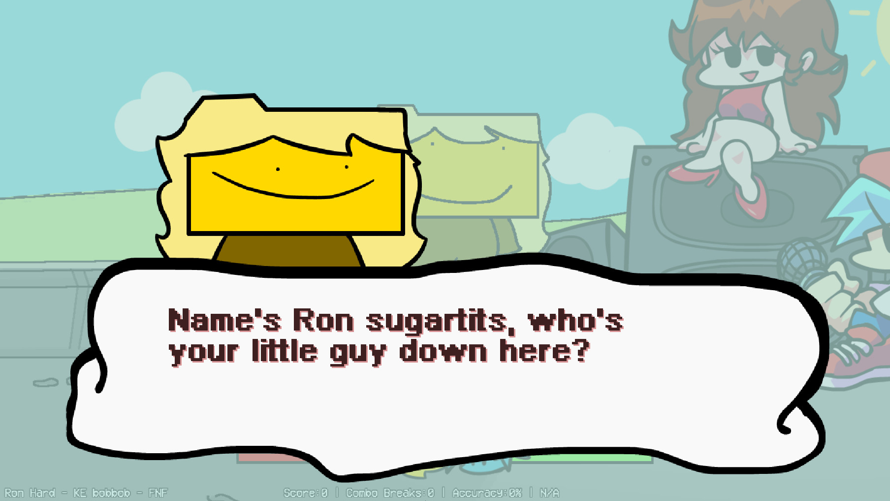 Meri Ron (SkinMod) [Friday Night Funkin'] [Mods]