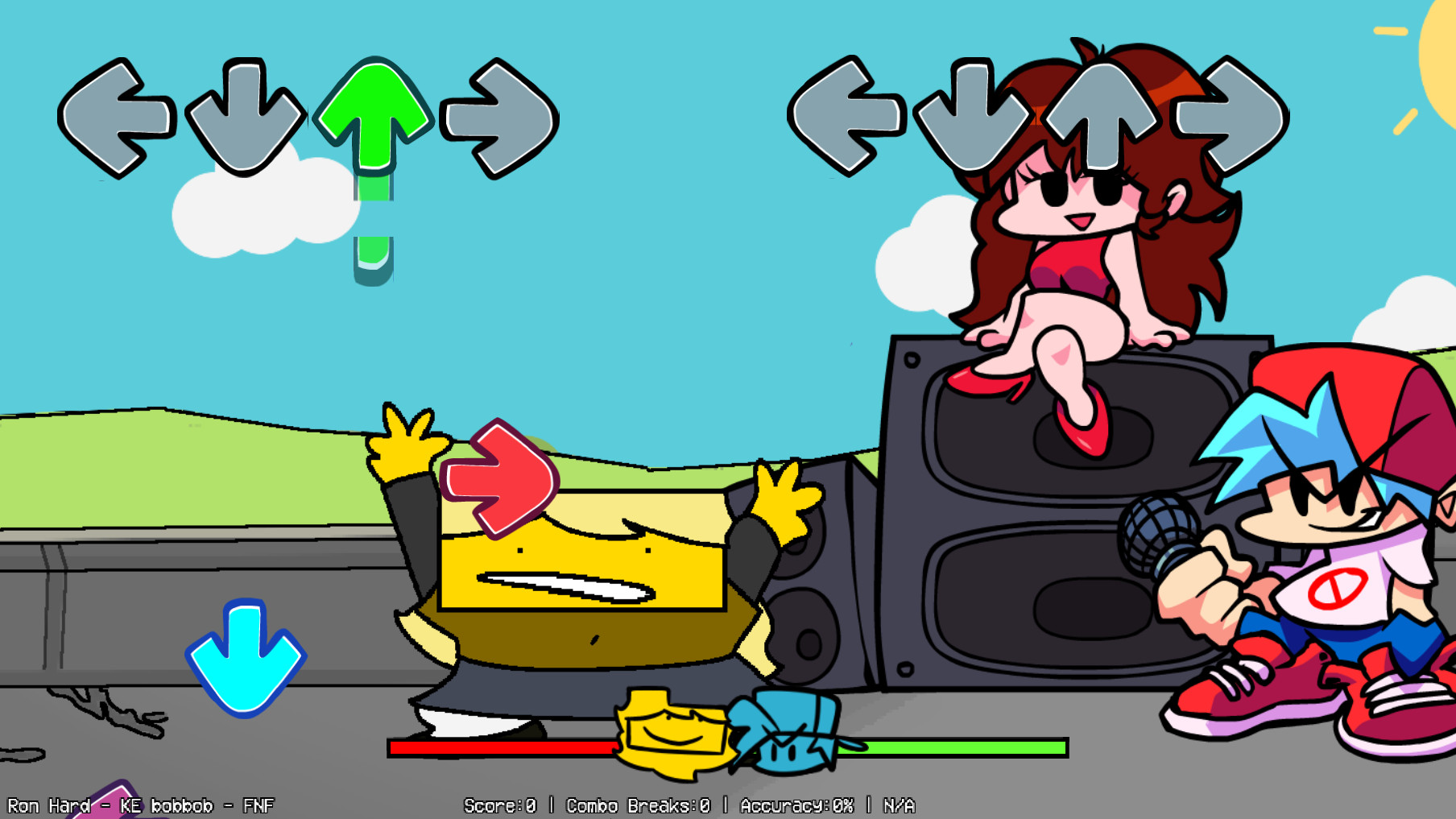 Meri Ron (SkinMod) [Friday Night Funkin'] [Mods]