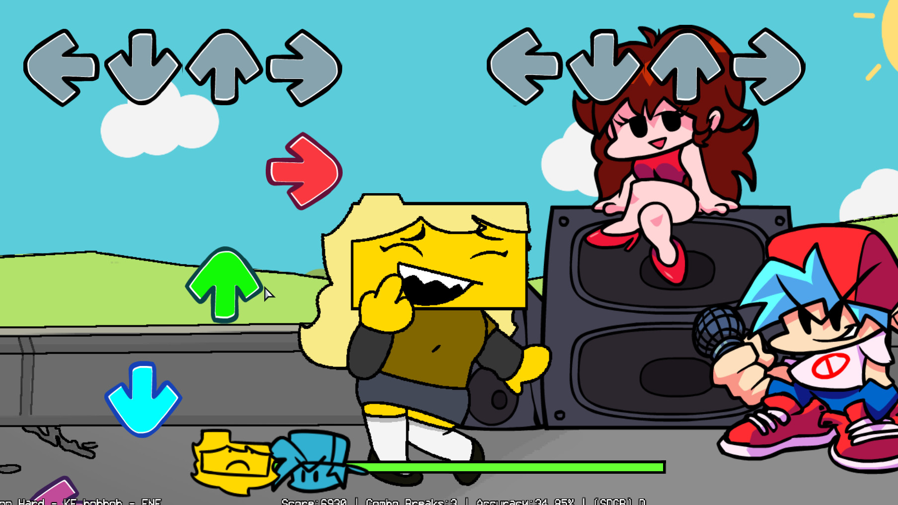 Meri Ron (SkinMod) [Friday Night Funkin'] [Mods]