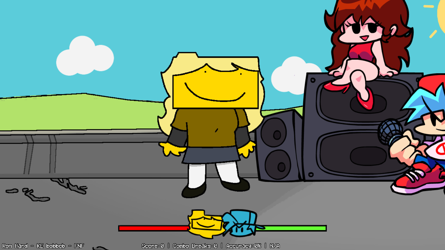 Meri Ron (SkinMod) [Friday Night Funkin'] [Mods]