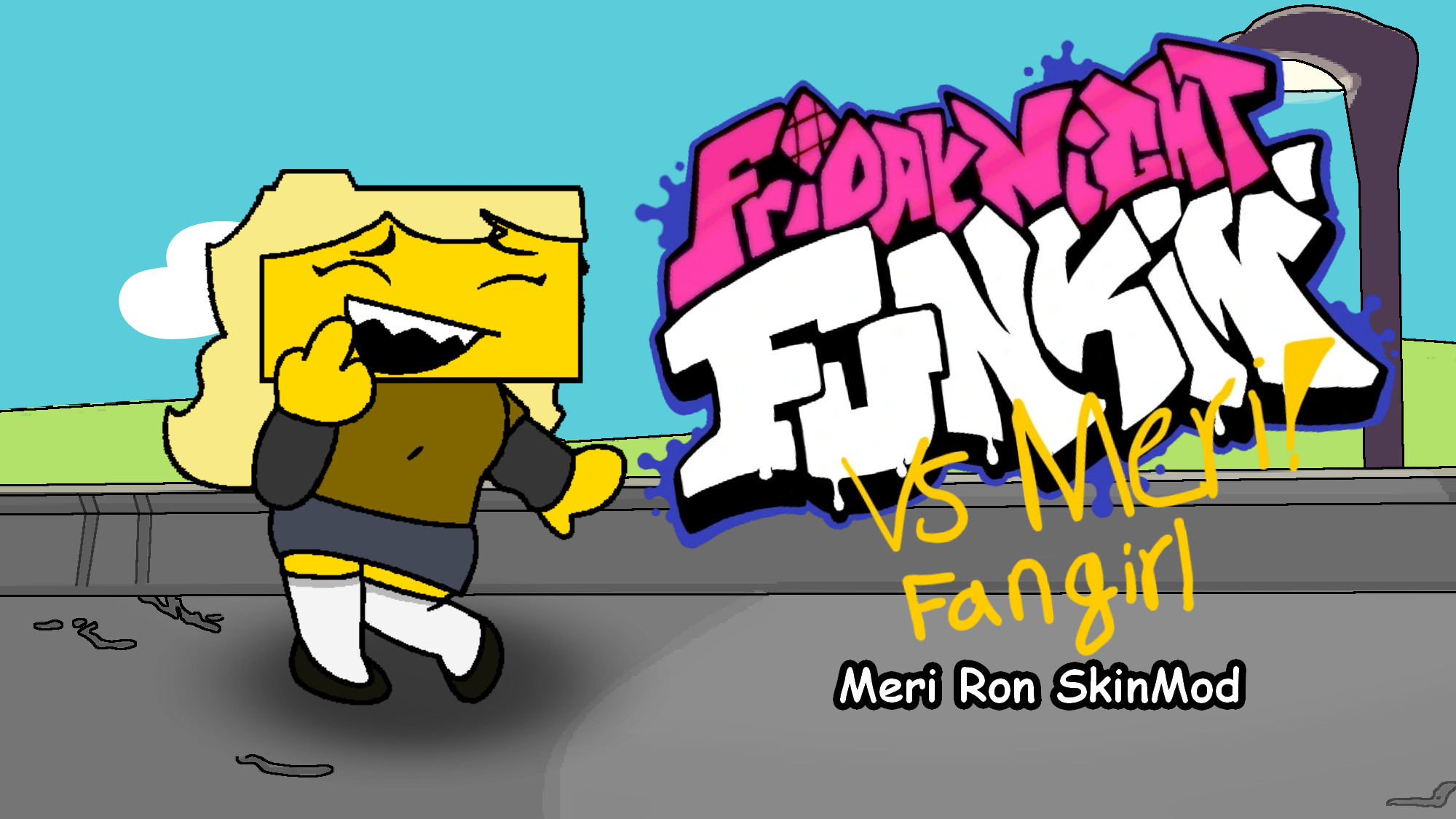 Meri Ron (SkinMod) [Friday Night Funkin'] [Mods]