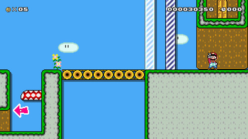 SMW Beach Theme Mod for Super Mario Maker for Nintendo 3DS | SMM3DS Mods