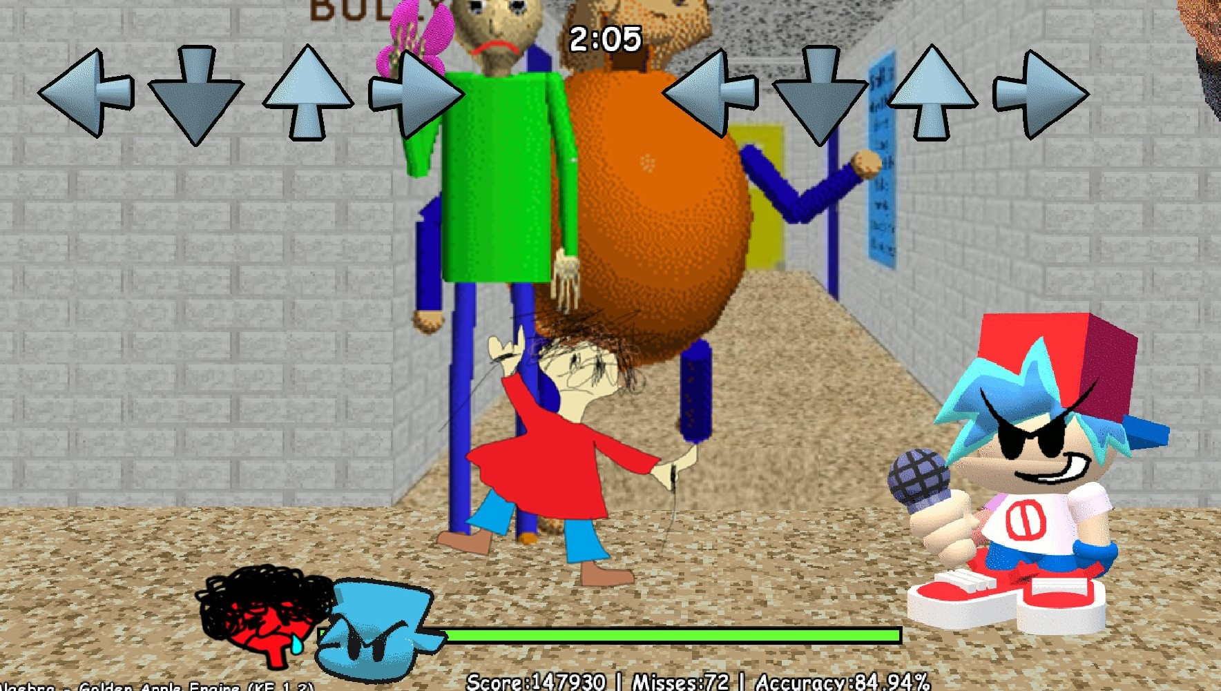 VS. Baldi Instead Of Dave In Algebra! Mod for Friday Night Funkin ...