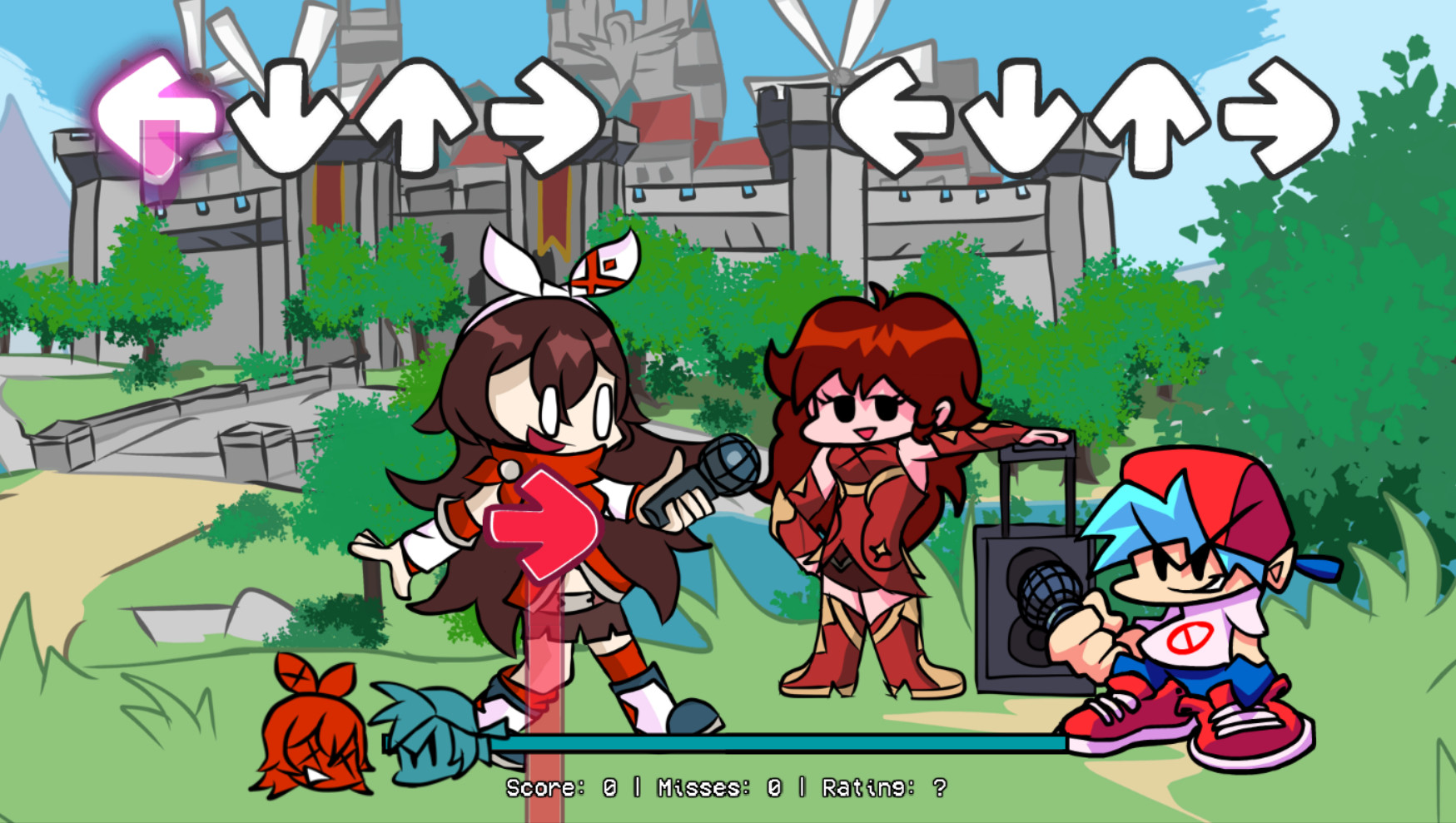 FNF: Ludi Harpastum [PART 1] (Genshin Impact) [Friday Night Funkin'] [Mods]