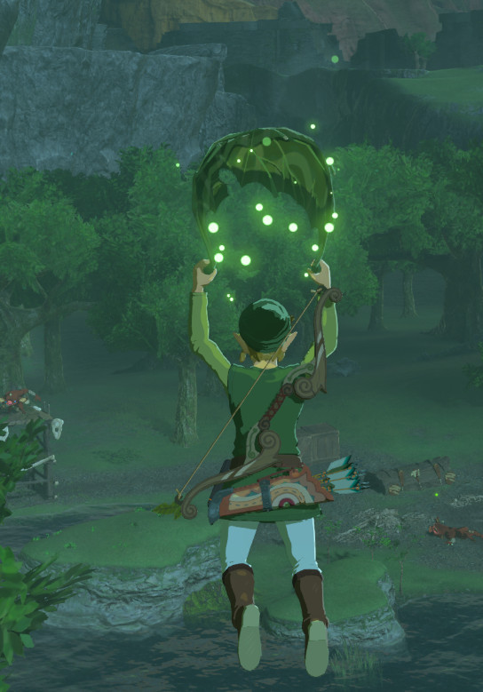 Wind Waker Magic Korok Glider Mod for The Legend of Zelda: Breath of ...