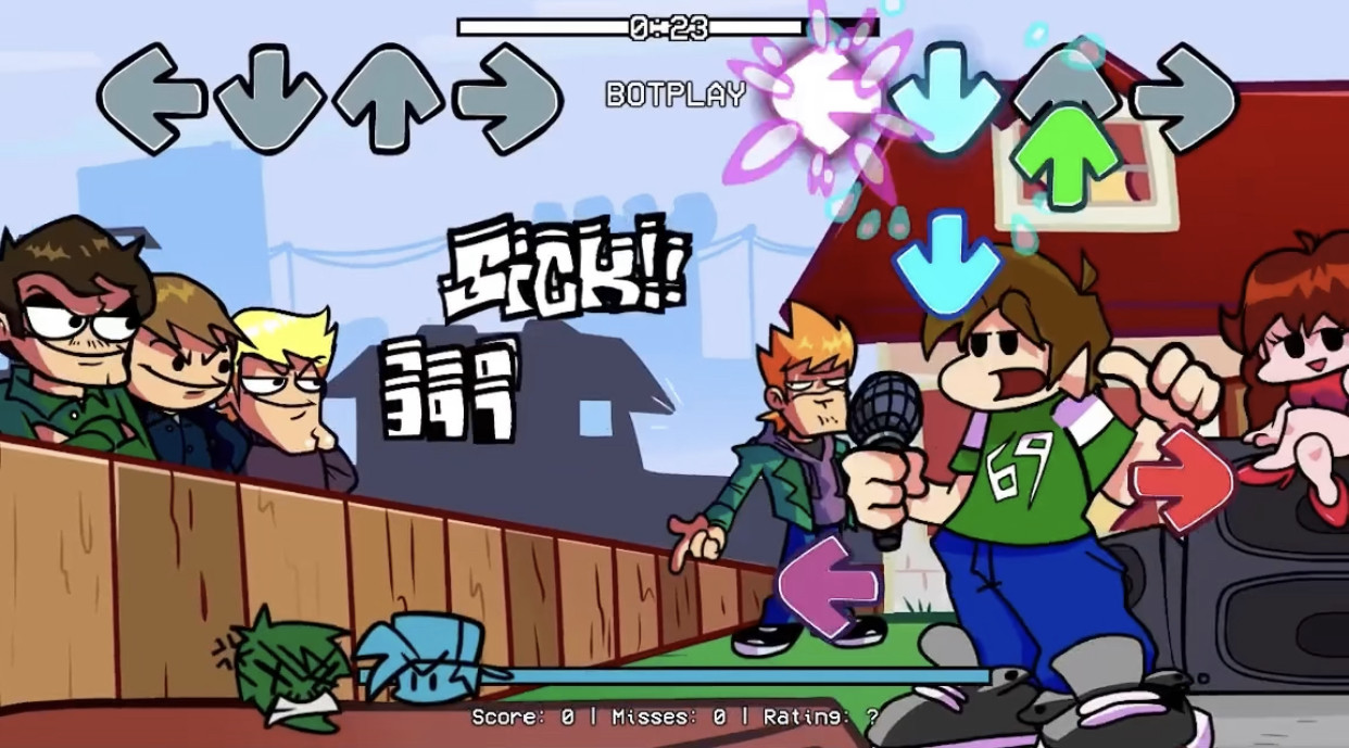 FNF Challeng-Edd But With My Artist Friends [Friday Night Funkin'] [Mods]