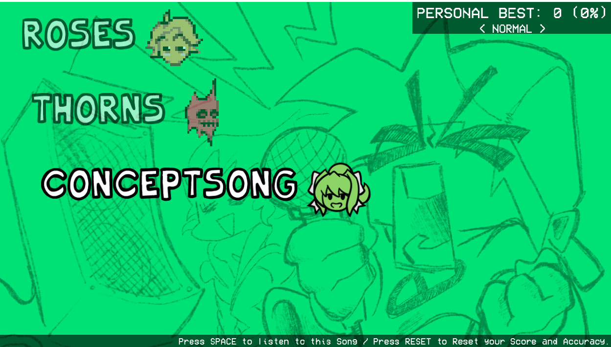 Neo Monika Concept Song Chart [Friday Night Funkin'] [Mods]