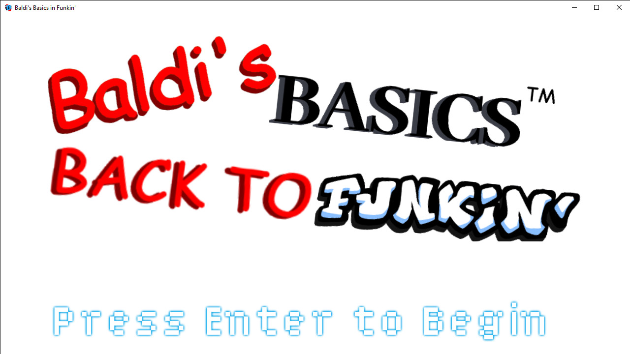 Baldi's Basics Back to Funkin' Reskin Mod for Friday Night Funkin ...