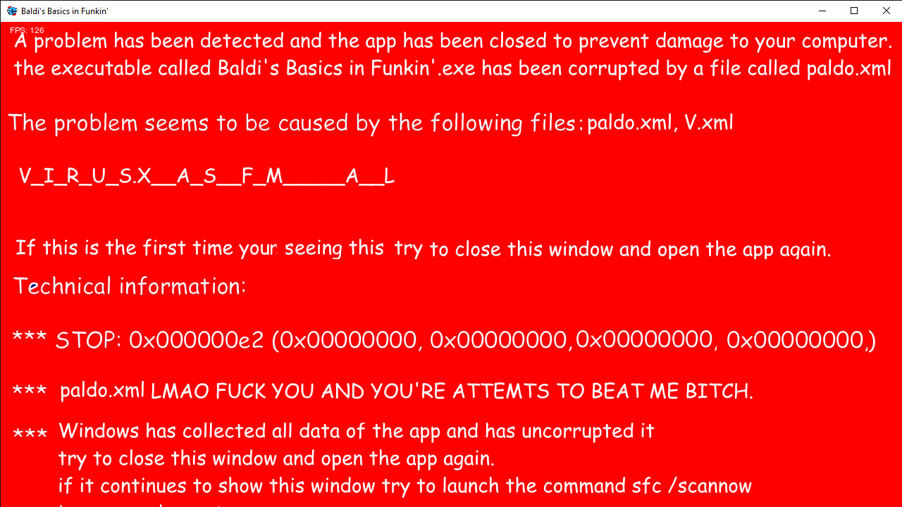 Baldi's Basics Back to Funkin' Reskin Mod for Friday Night Funkin ...