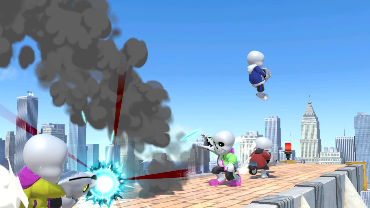 Sans Mii (Omega Extra Recolors) Mod for Super Smash Bros. Ultimate ...