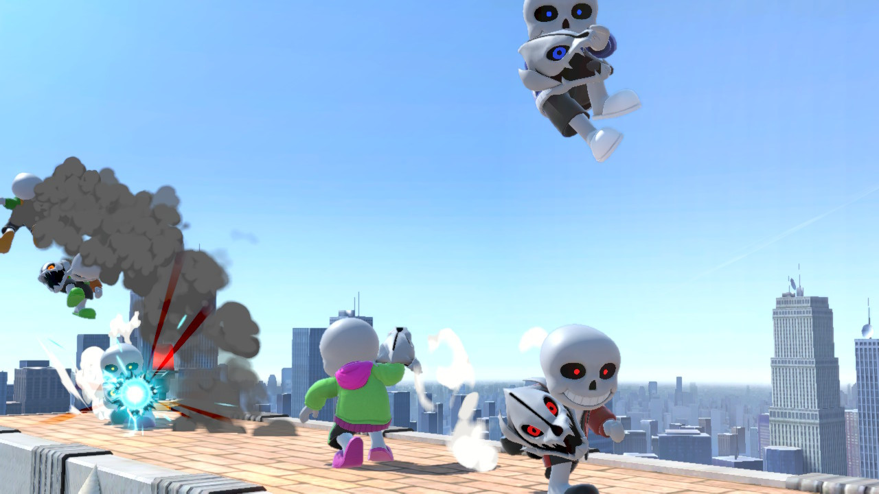 Sans Mii (Omega Extra Recolors) Mod for Super Smash Bros. Ultimate ...