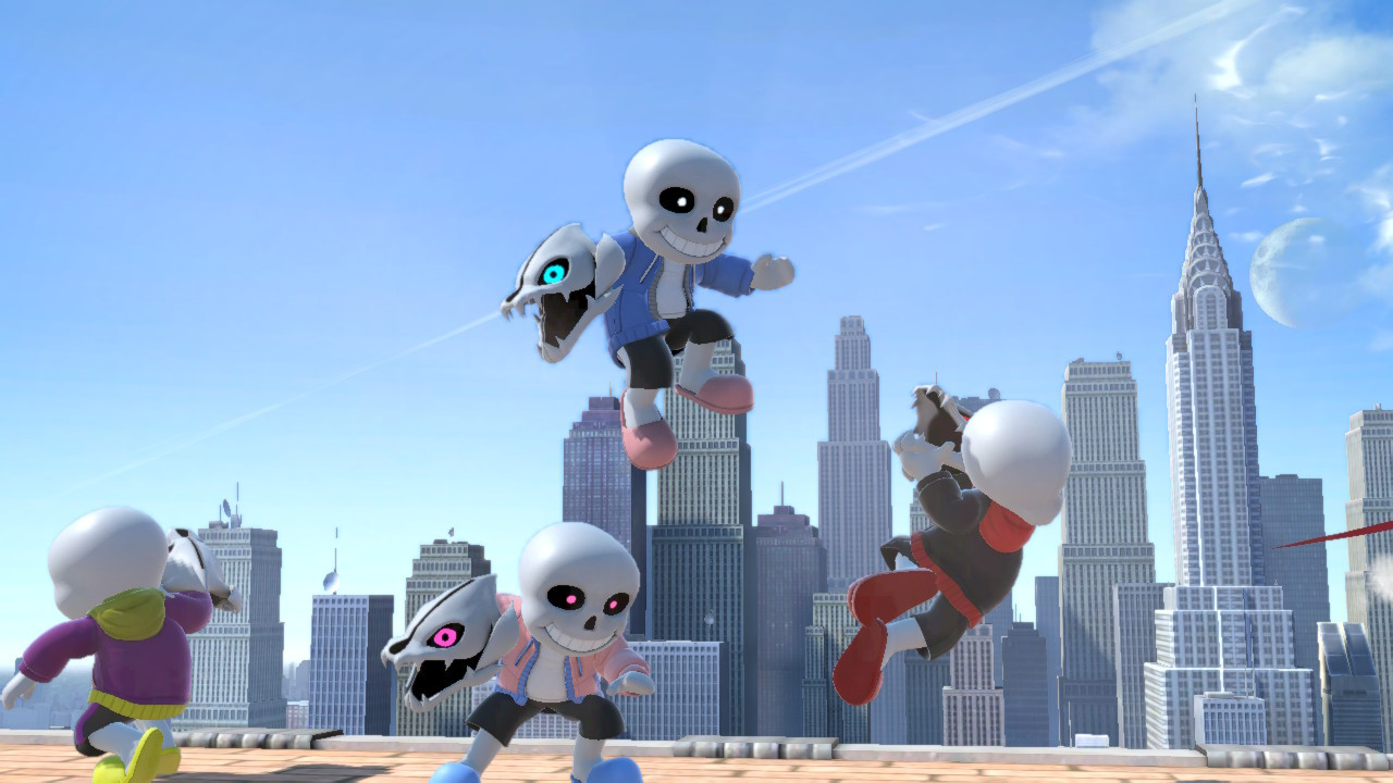 Sans Mii (Omega Extra Recolors) Mod for Super Smash Bros. Ultimate ...