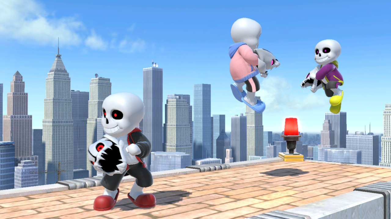 Sans Mii (Omega Extra Recolors) Mod for Super Smash Bros. Ultimate ...
