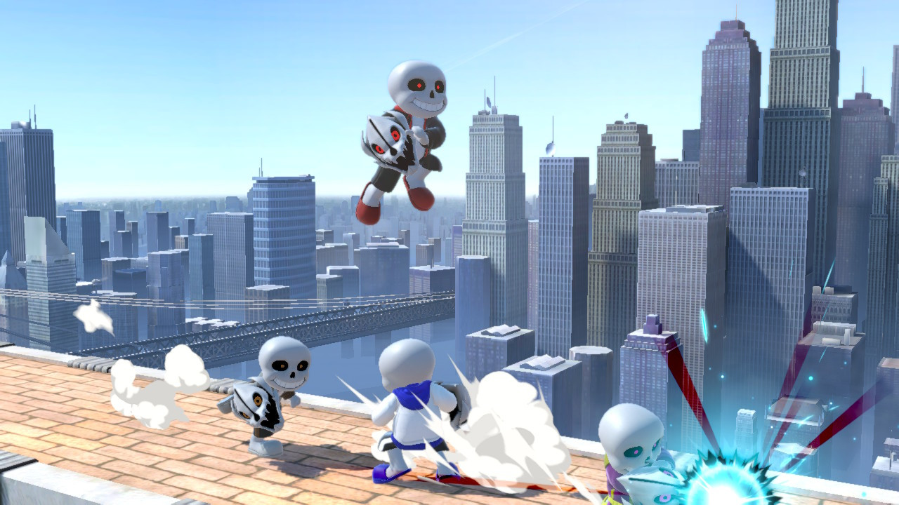 Sans Mii (Omega Extra Recolors) Mod for Super Smash Bros. Ultimate ...