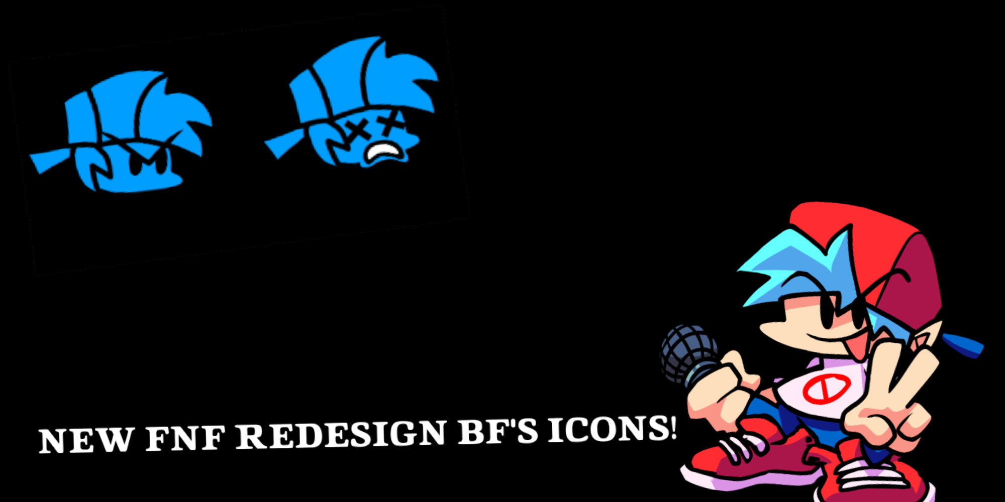 New FNF Bf's Icons! [Friday Night Funkin'] [Mods]