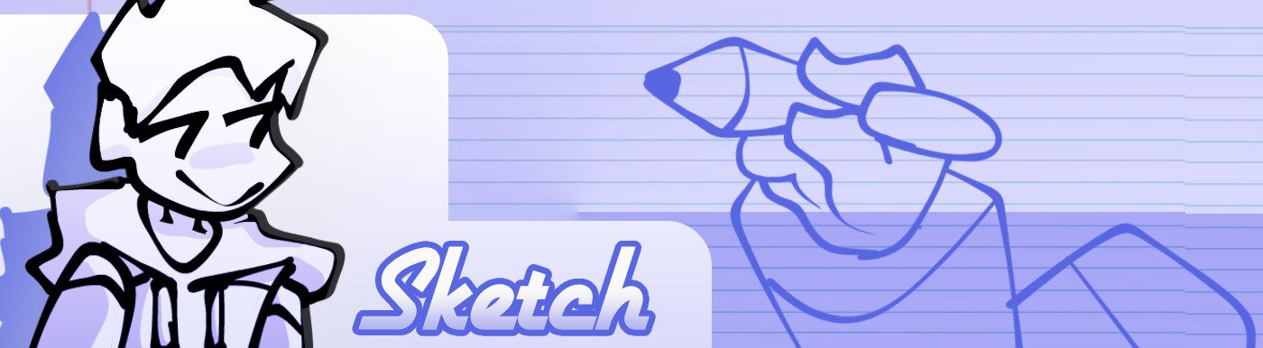 VS. Sketch (Cancelled) Mod for Friday Night Funkin' | FNF Mods