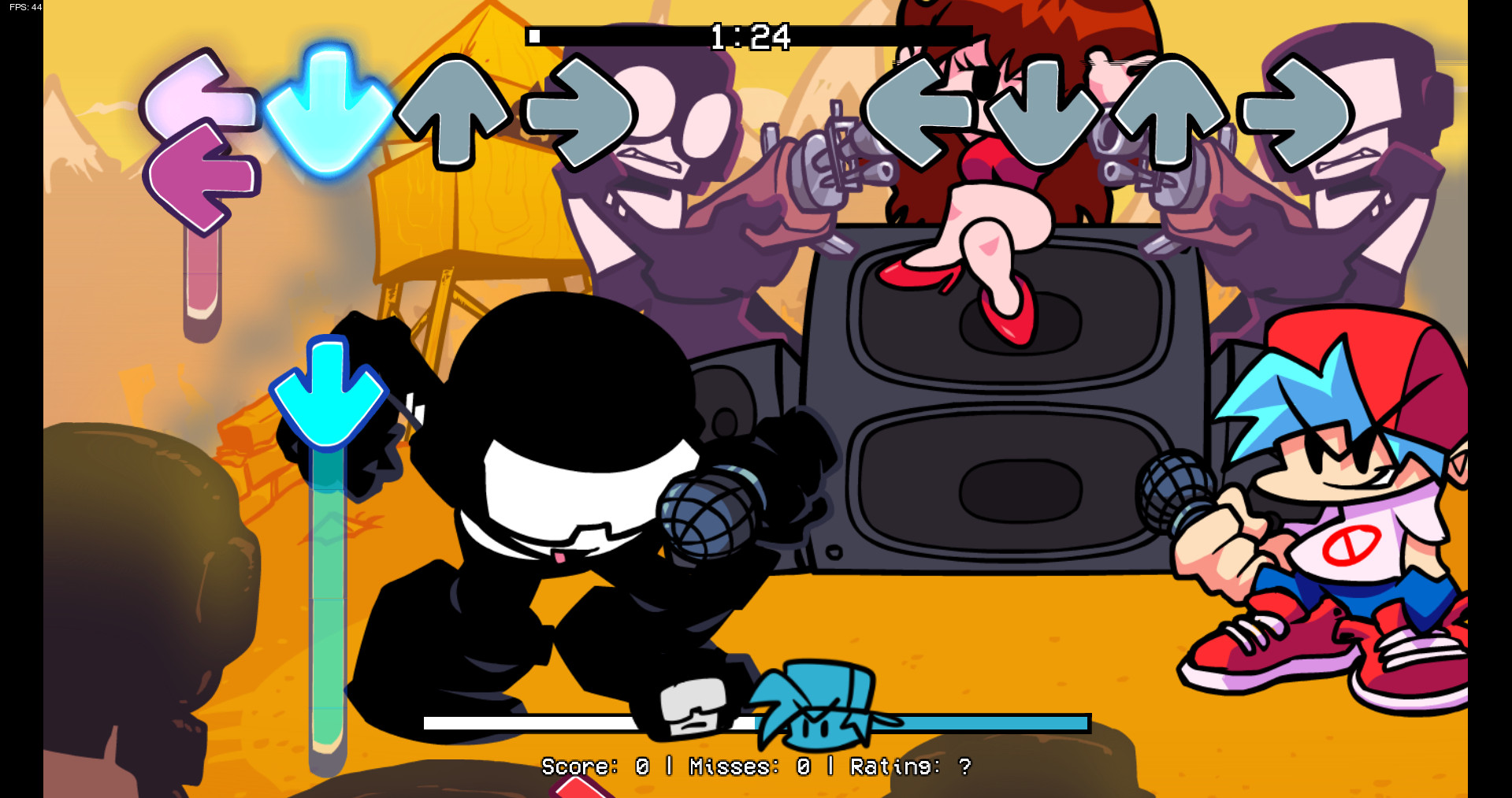 rate it yourself effort fnf NG build [Friday Night Funkin'] [Mods]