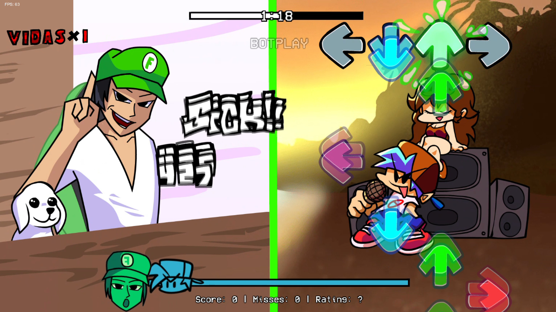 Fernanfloo V.S. Boyfriend V2 Mod for Friday Night Funkin' | FNF Mods