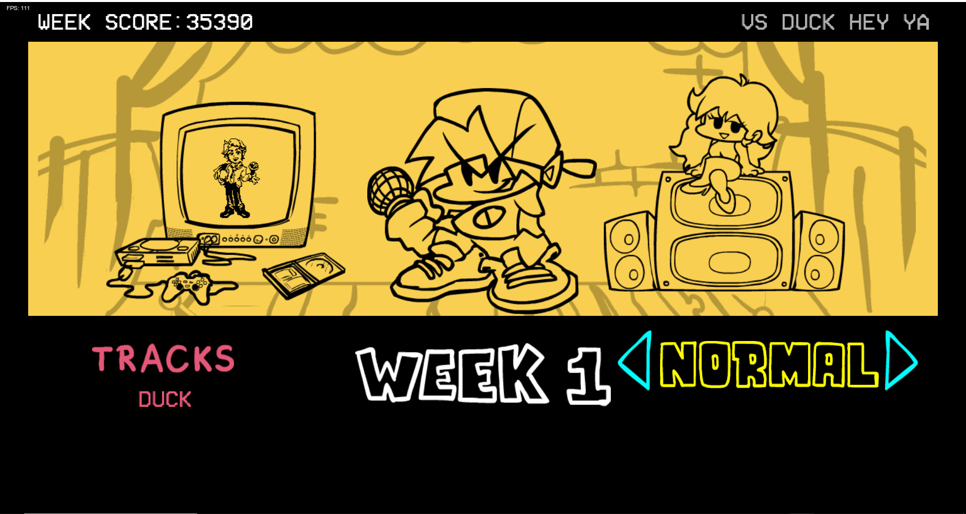 Vs Duck Hey Ya Mod for Friday Night Funkin' | FNF Mods