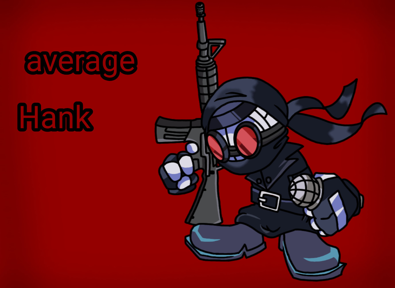 average hank bf and hankconsternation (psych only) [Friday Night Funkin ...