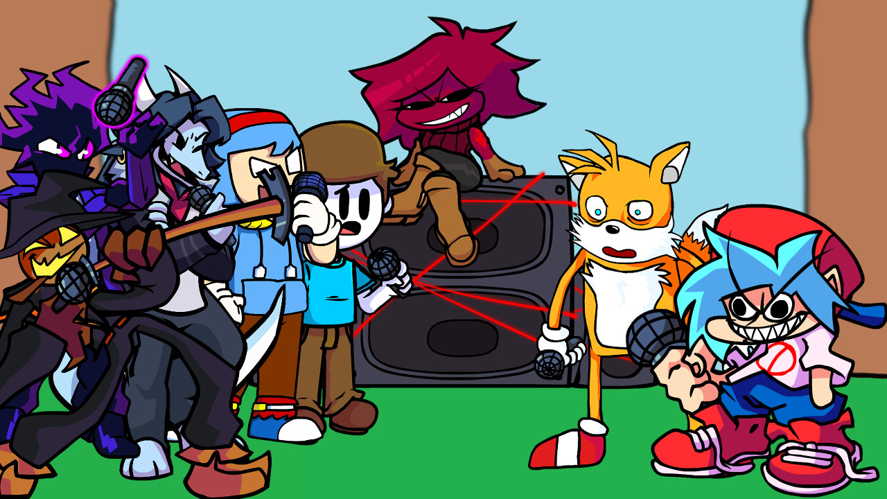 Talentless Fox but Diferrents Character sing It Mod for Friday Night ...