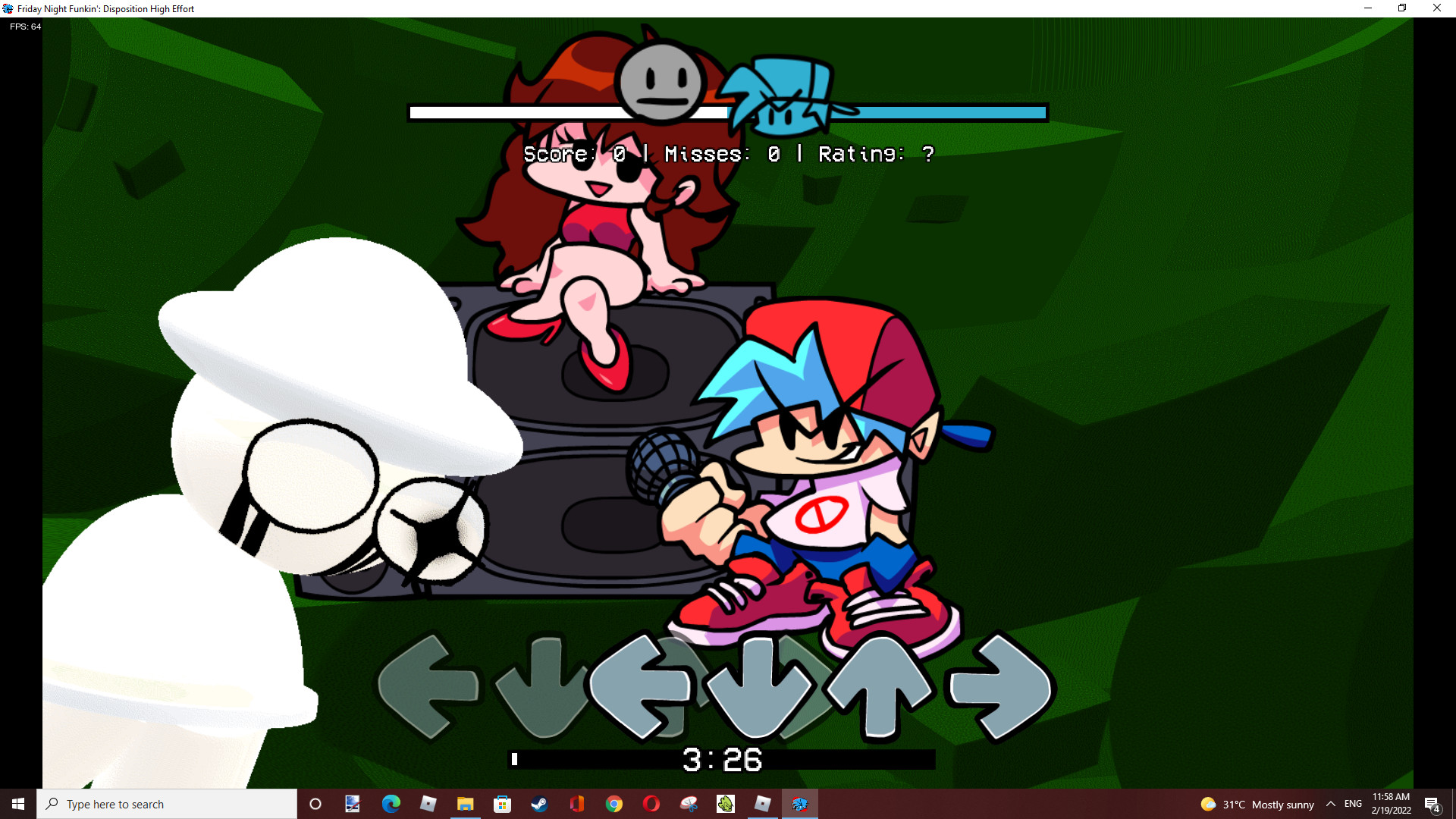 Disposition high effort Mod for Friday Night Funkin' | FNF Mods