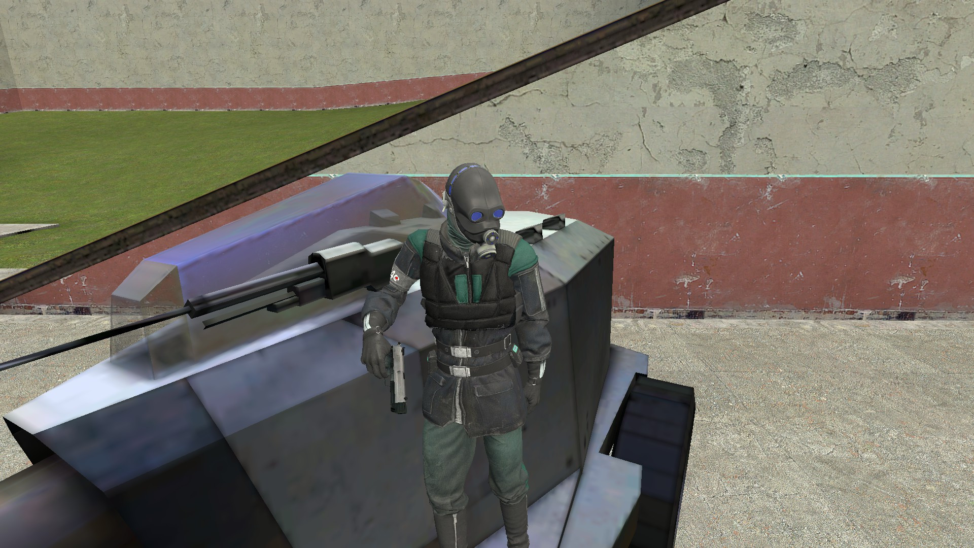 HL:A City-8 Metrocop and Barney Mod for Half-Life 2 | HL2 Mods