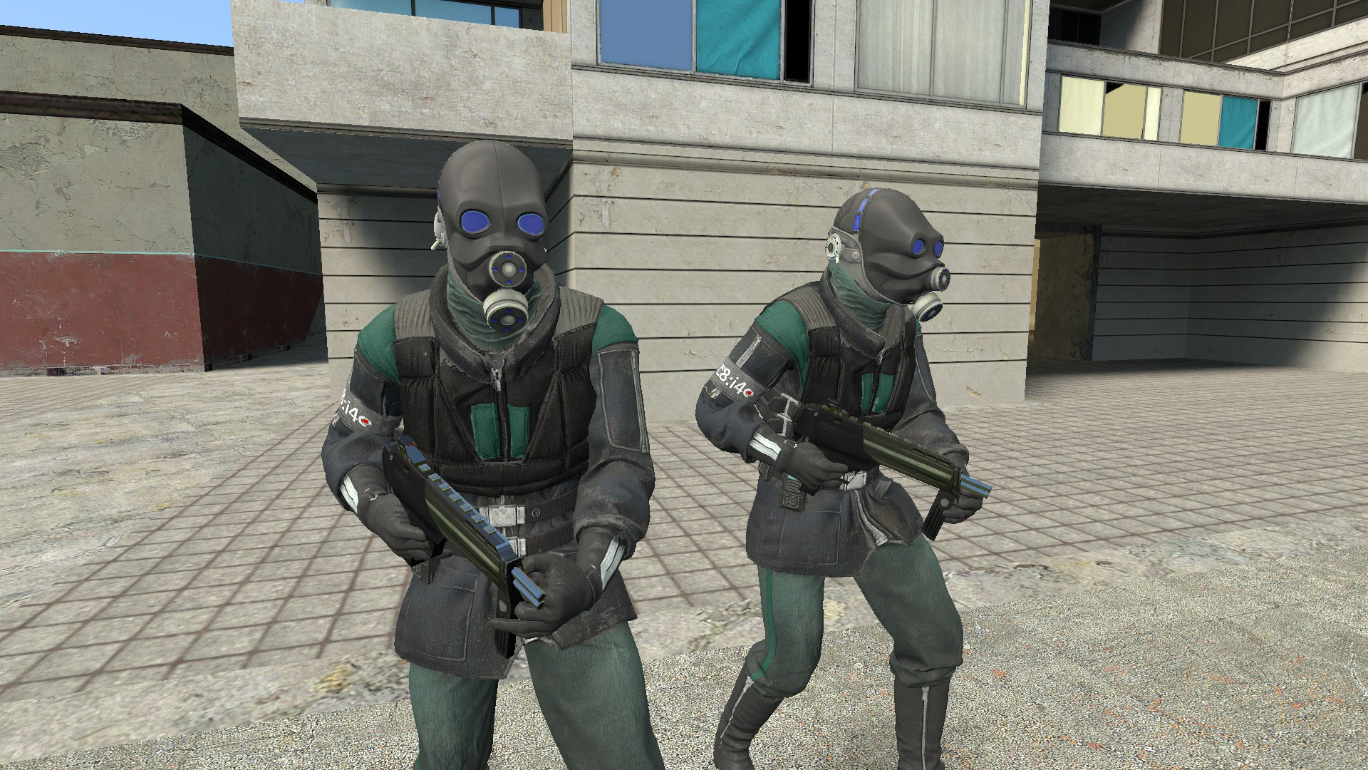 HL:A City-8 Metrocop and Barney [Half-Life 2] [Mods]