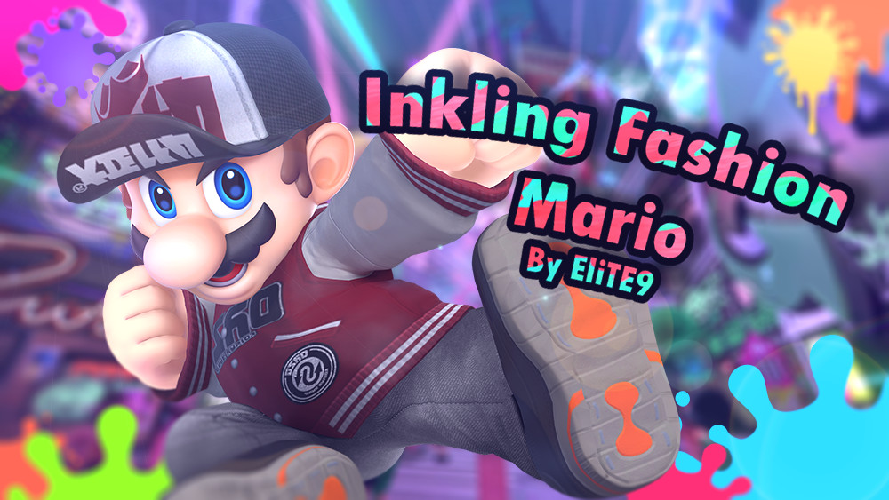 Inkling Fashion Mario Mod for Super Smash Bros. Ultimate | SSBU Mods