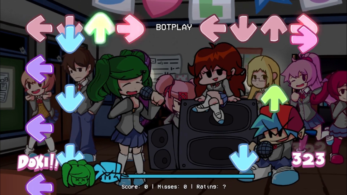 Doki Doki Extras! [Friday Night Funkin'] [Mods]