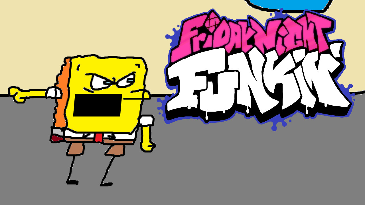 Talking about this (Fnf vs Ms paint Spongebob) Mod for Friday Night ...