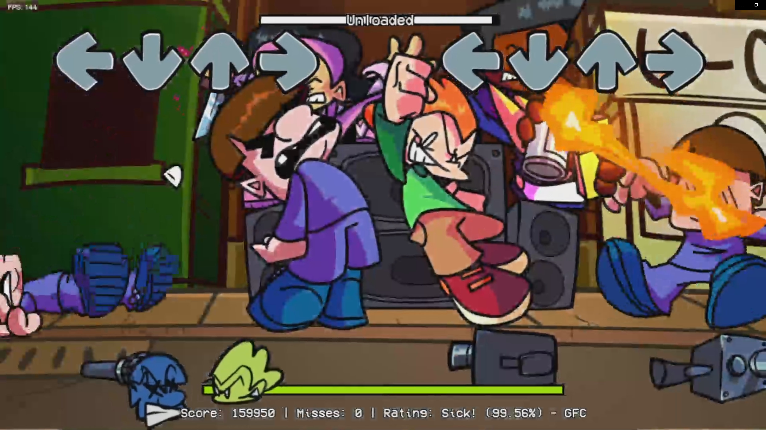 FNF Online VS Challenges RECHARTED Mod for Friday Night Funkin' | FNF Mods