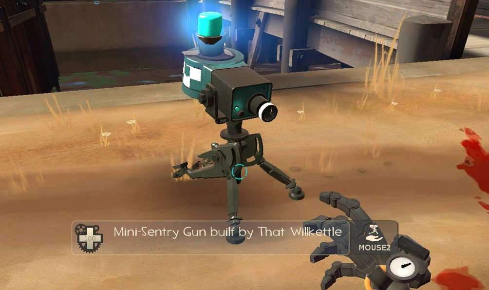 Turquoise vs Violet Engineer buildings [Team Fortress 2] [Mods]